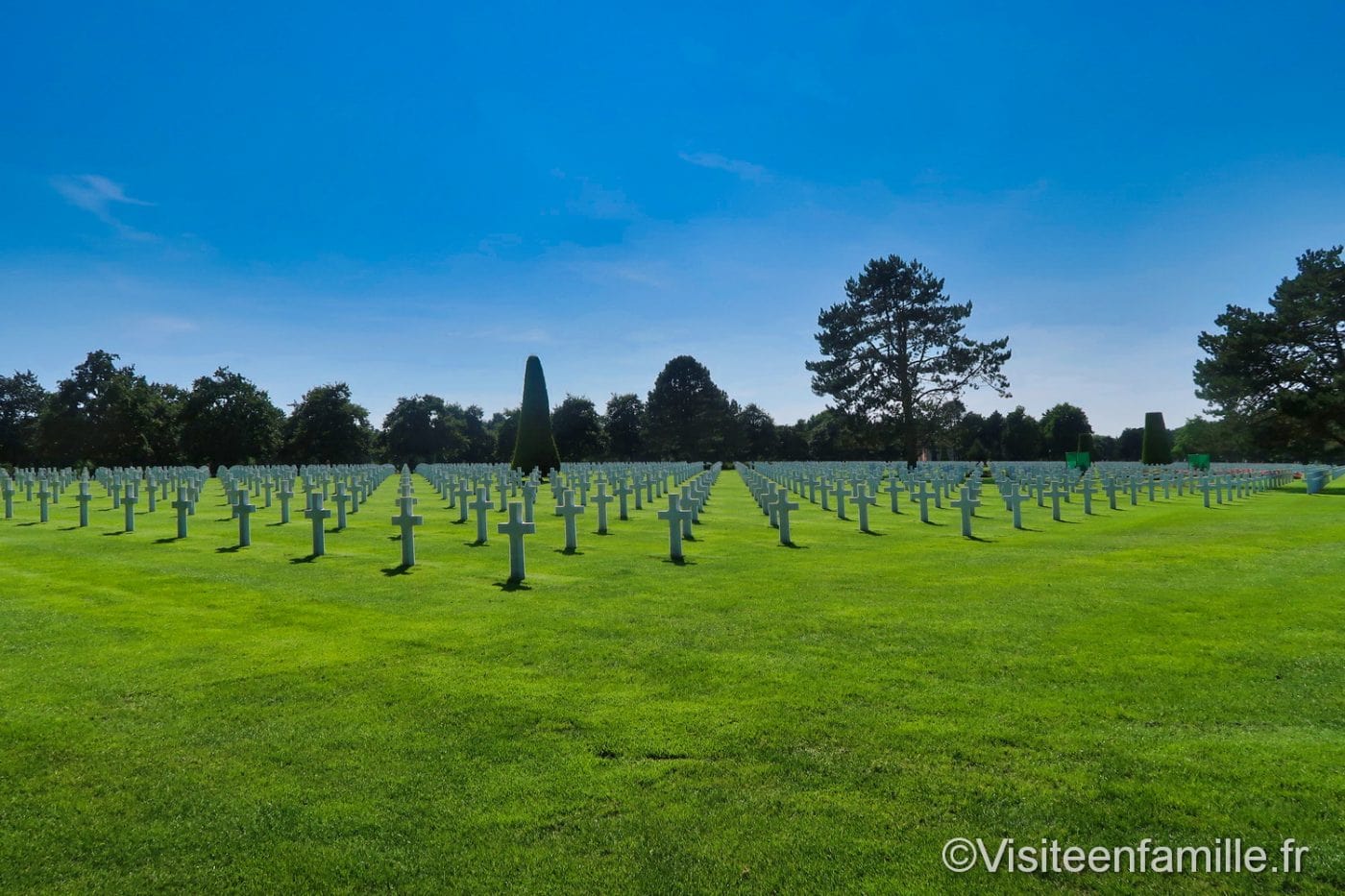 Le cimetière militaire américain de Colleville-sur-Mer | Visite en famille